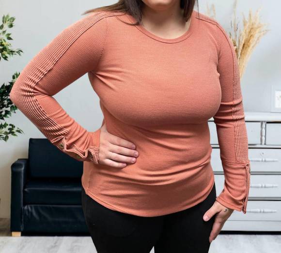 Lovely Melody | Tops | New Lovely Melody Rachel Rust Top In Rust | Poshmark